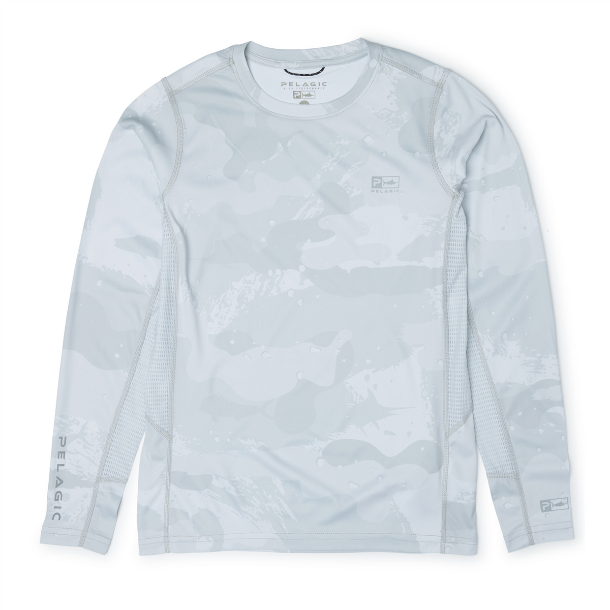 Youth Vaportek Brush Camo Fishing Shirt - Light Grey – Pelagic NZ